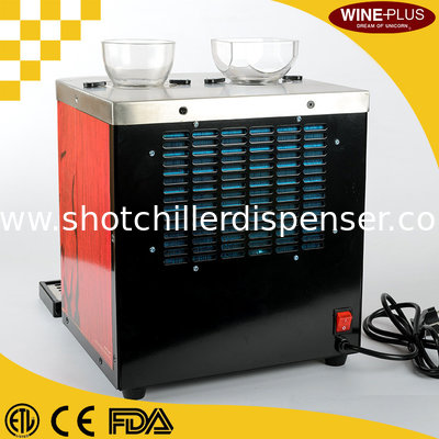 3 Side Sticker Decorated Chilled Shot Dispenser With 2 X 900ml Inner Tank